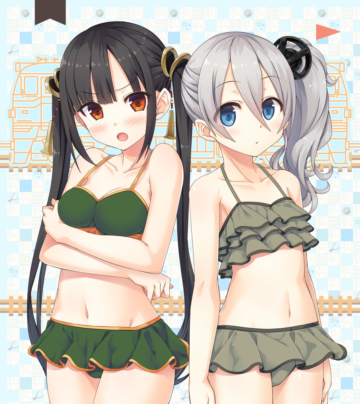 lose cura maitetsu maitetsu last run!! no.19 suika (maitetsu) bikini cleavage swimsuits ...